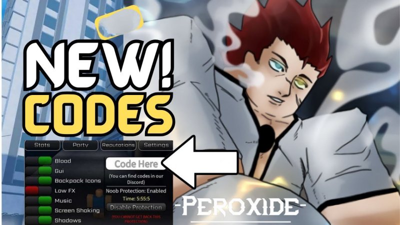 Full code Peroxide Miễn phí Mới Nhất (01/2025): Cách nhập code