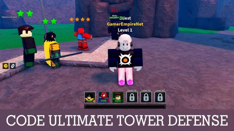 Code Ultimate Tower Defense Miễn phí Mới Nhất (01/2025): Cách nhập code