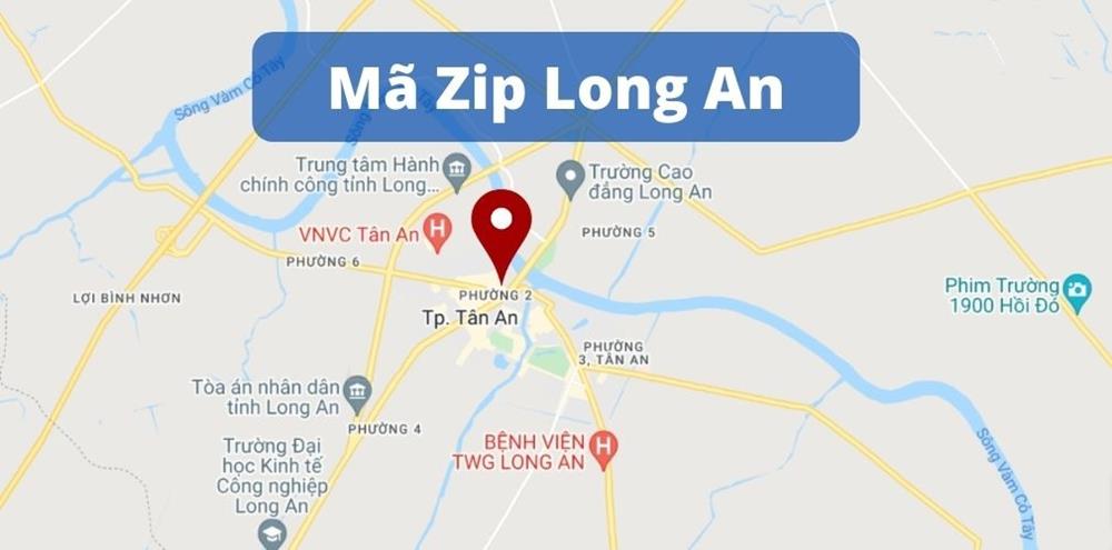 Mã ZIP Long An - Bảng mã bưu điện/bưu chính tỉnh Long An (2025)