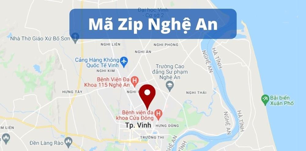 Mã ZIP Nghệ An - Bảng mã bưu điện/bưu chính tỉnh Nghệ An (2025)