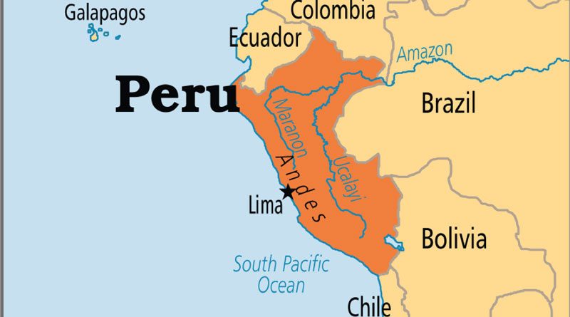 Bản đồ đất nước Peru (Peru Map) Khổ lớn, Phóng to (2025)