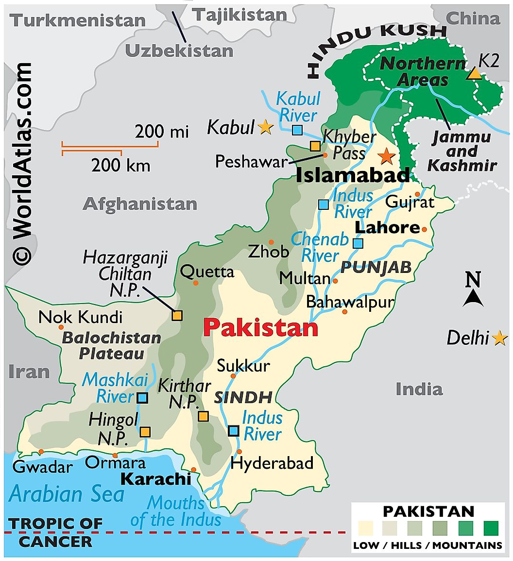 B n t N c Pakistan Pakistan Map Kh L n Ph ng To 2024