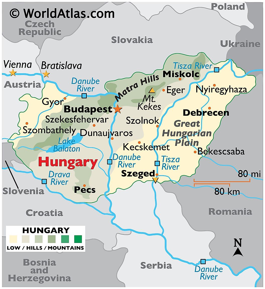 B n t N c Hungary Hungary Map Kh L n Ph ng To 2024 